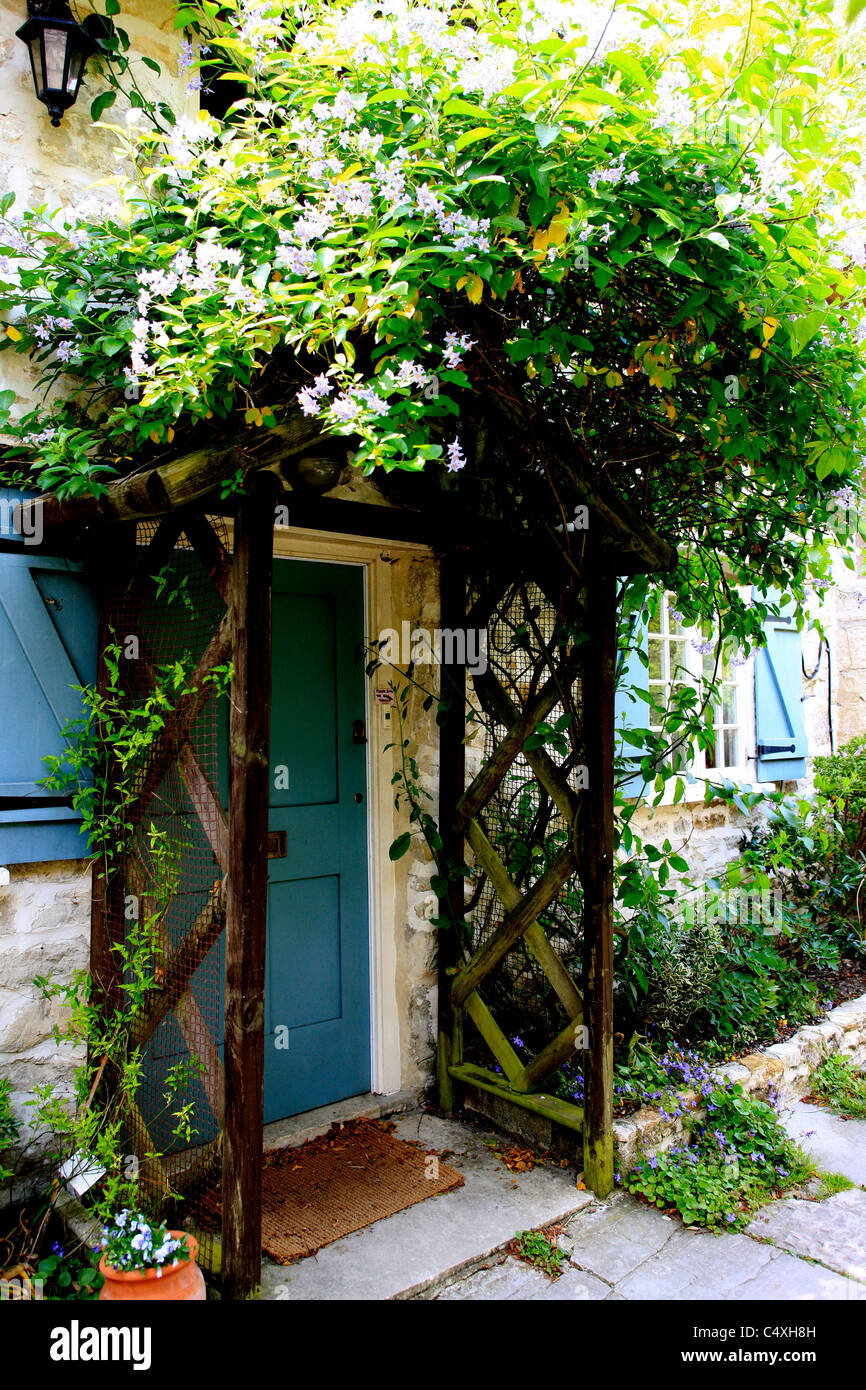 The Blue Shutter Cottage, Sutton Poyntz Dorset Stock Photo - Alamy