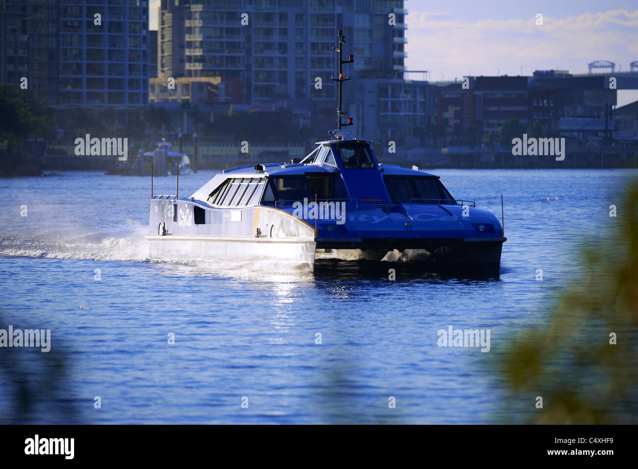 Brisbane Citycat ferry Queensland Australia Stock Photo - Alamy