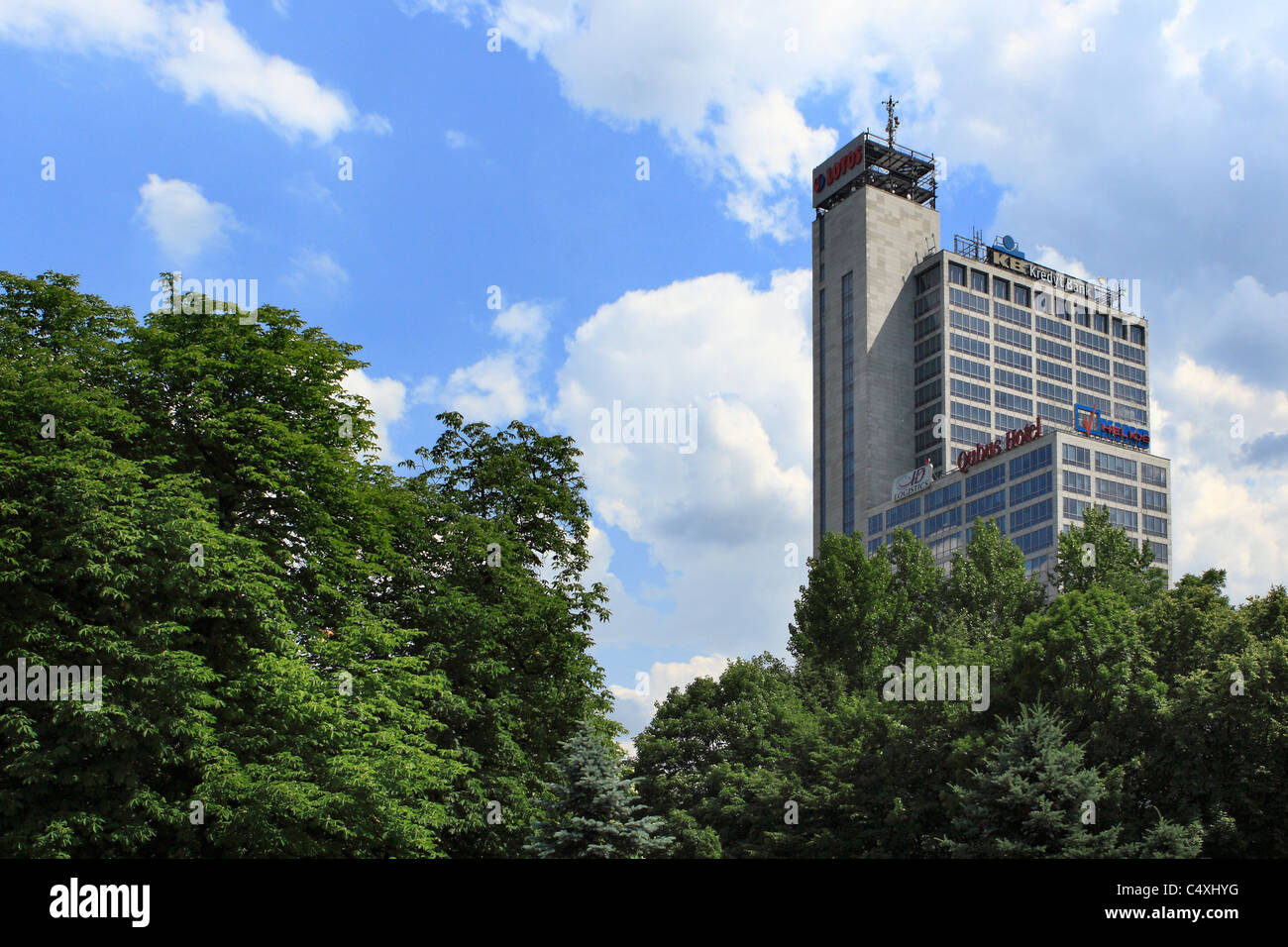 Skyscraper in downtown of Katowice city, Poland Stock Photo - Alamy