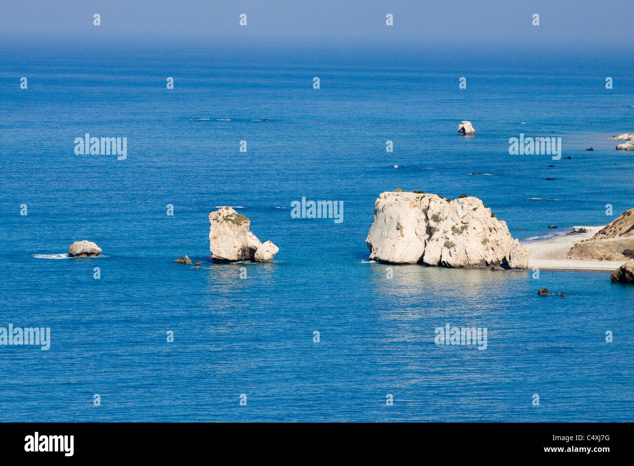 Petra Tou Romiou Aphrodite's Rock Pafos Cyprus Stock Photo - Alamy