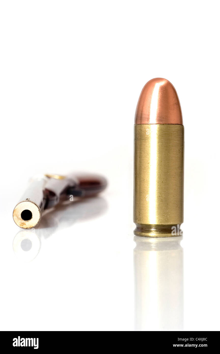 Bullet and gun Stock Photo - Alamy