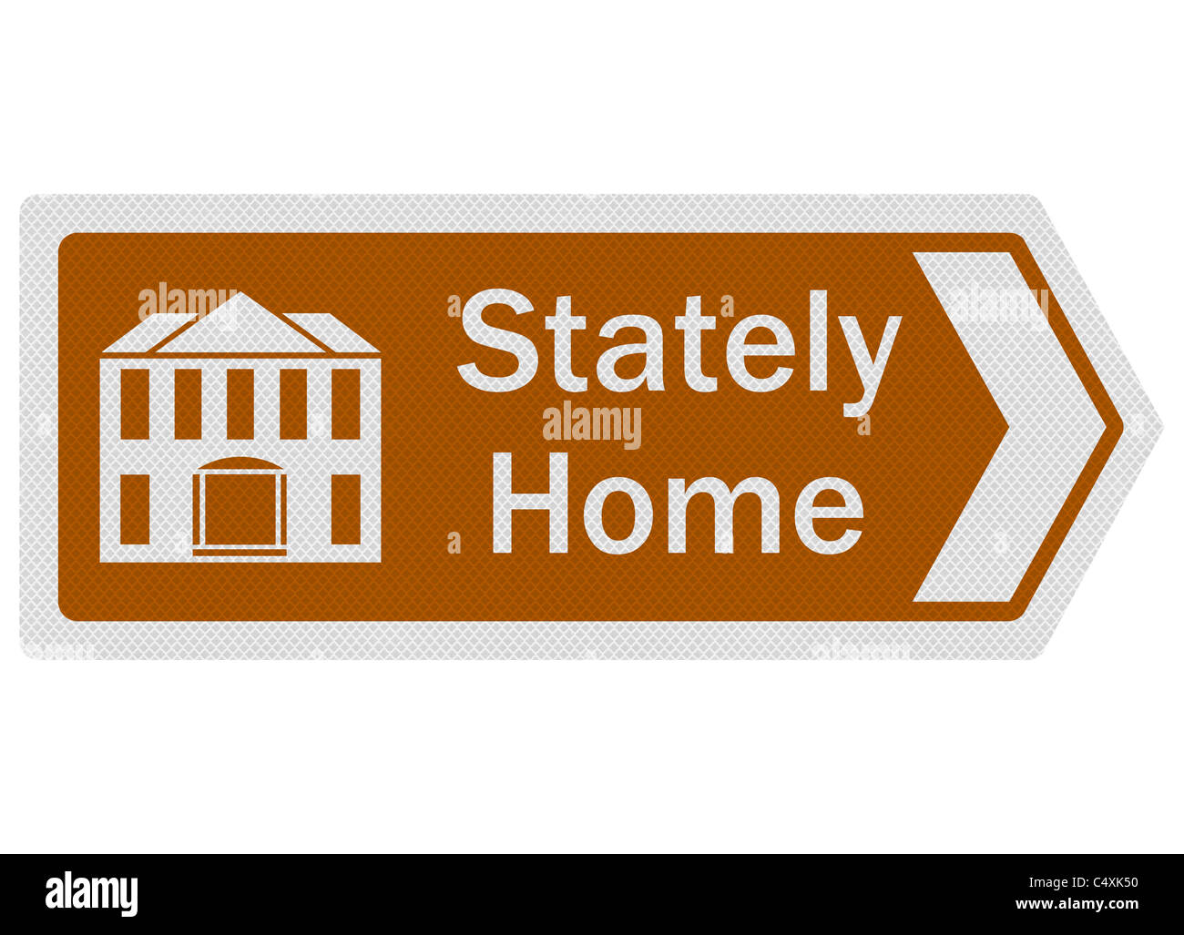 Tourist information series: photo-realistic metallic, reflective ...