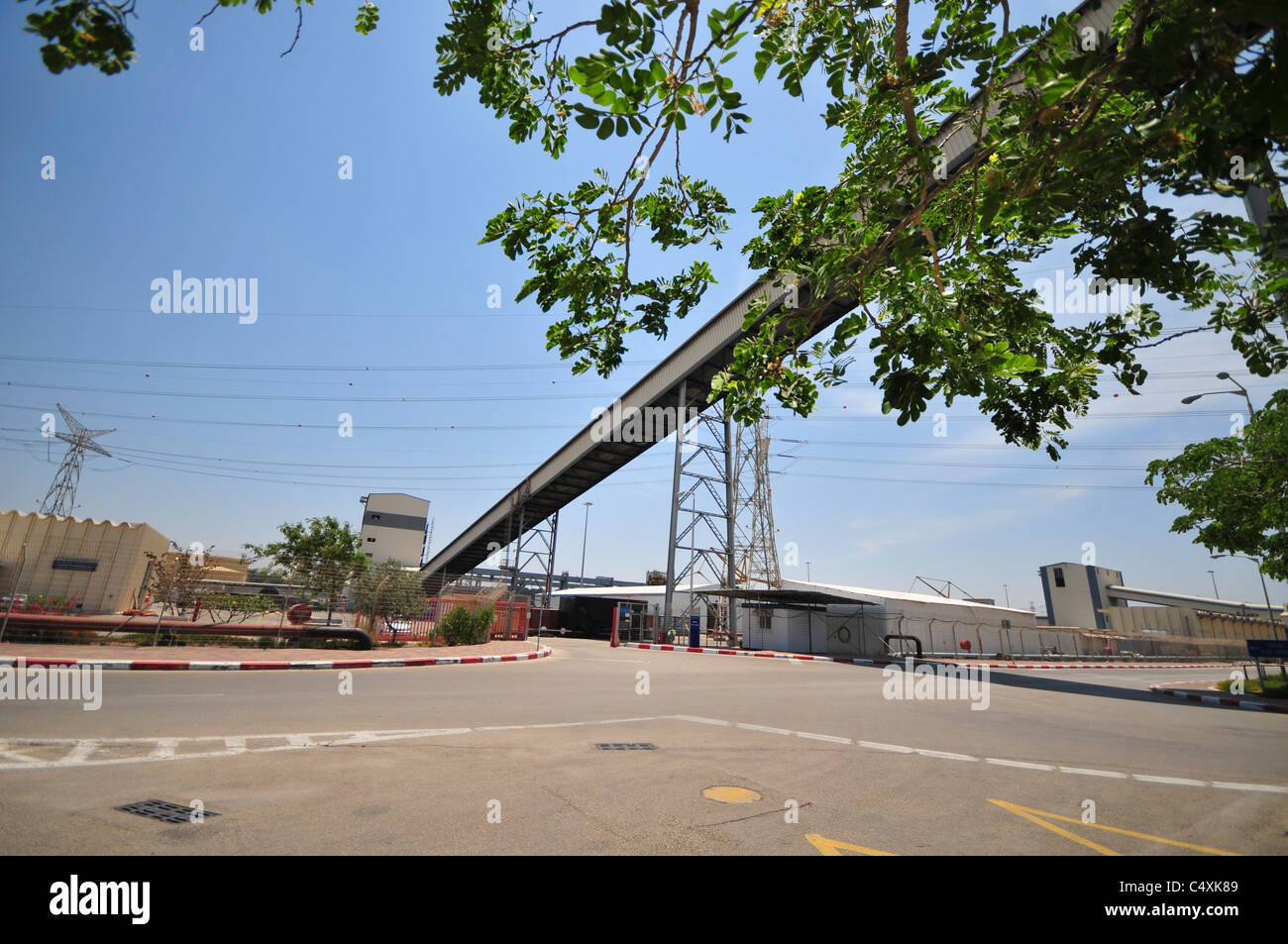 Israel, Hadera, The Orot Rabin coal operated power plant general view ...