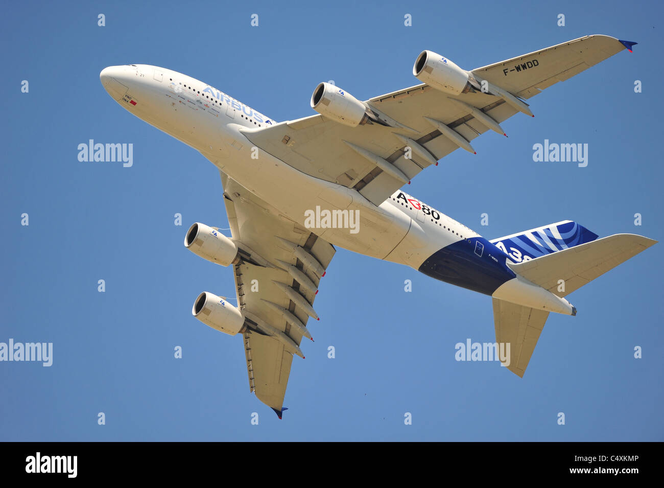 The airbus a380 is a double deck hi-res stock photography and images ...