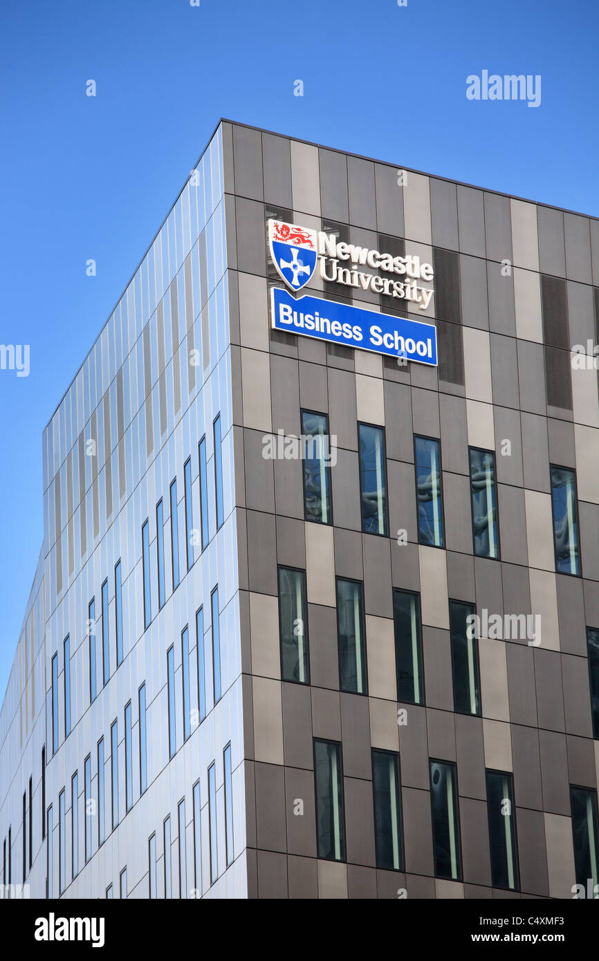 Newcastle University Business School building mi Stock Photo - Alamy