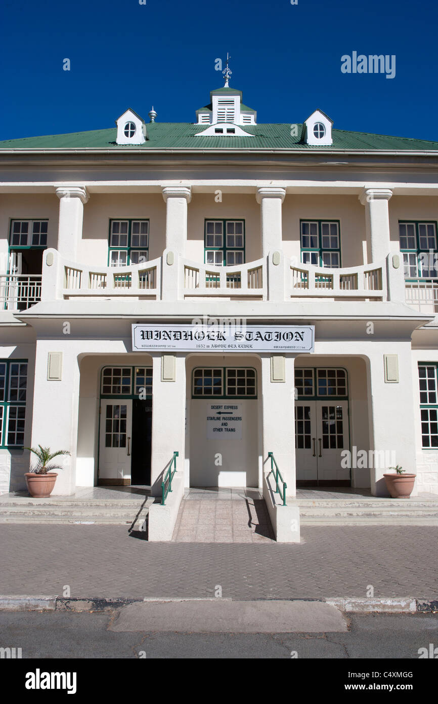 Windhoek Railway Station Namibia Stock Photo - Alamy