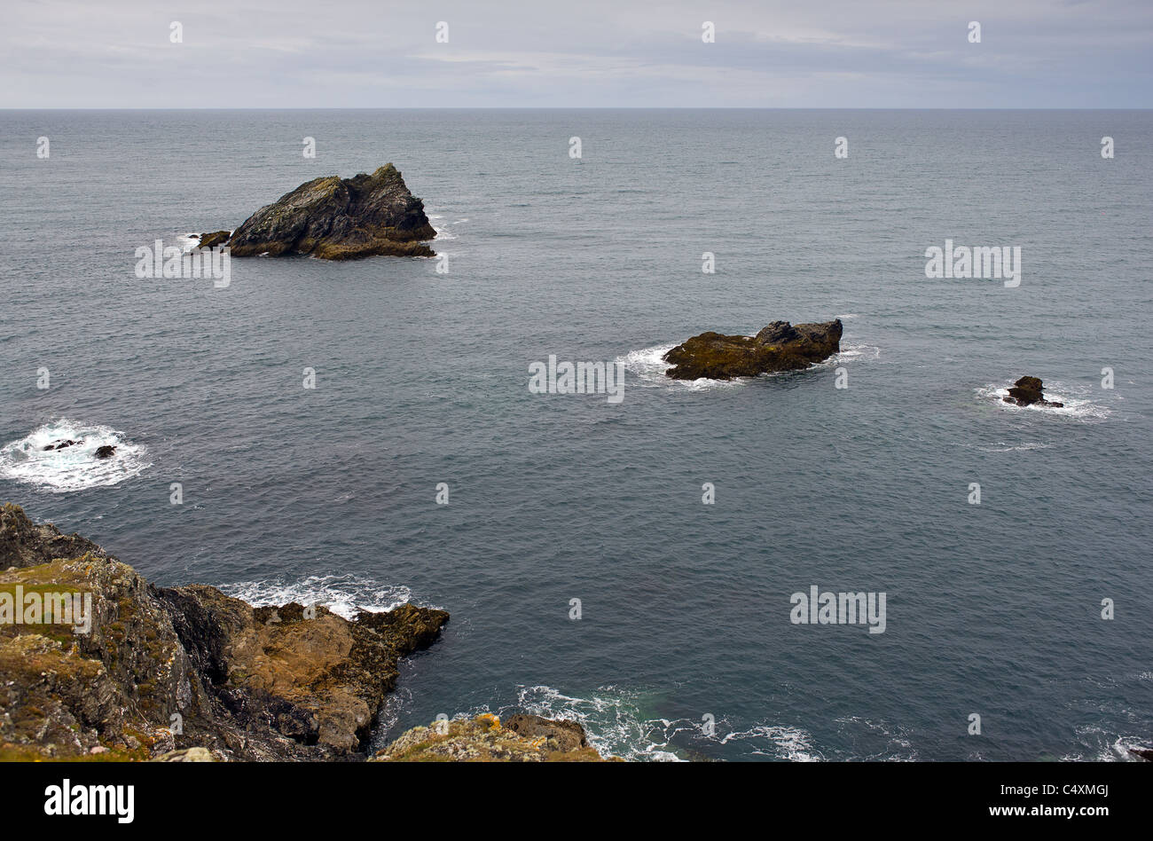 Sea headland geological rocky rock outcrop island hi-res stock ...