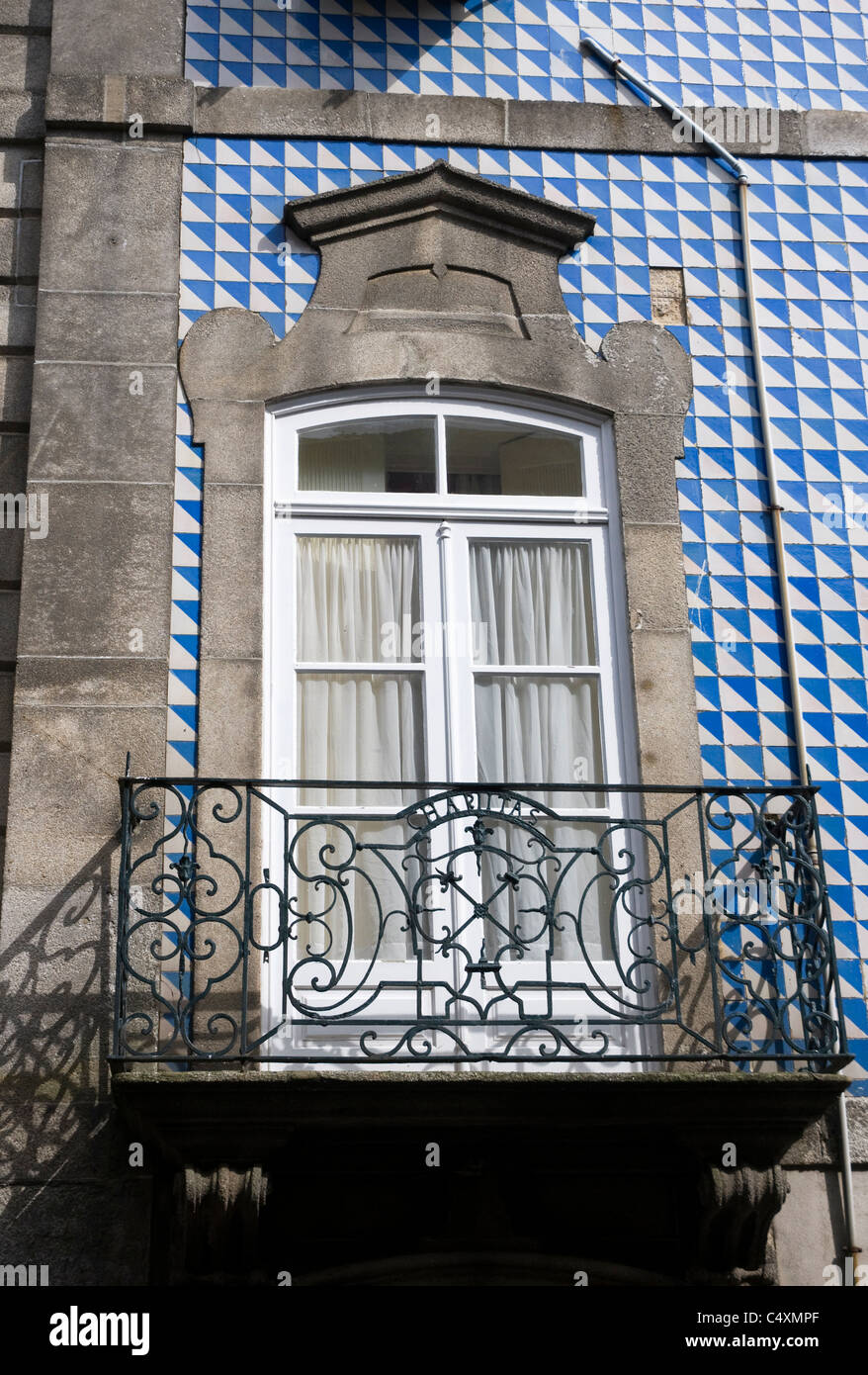 Balcony in Porto, Portugal Stock Photo - Alamy