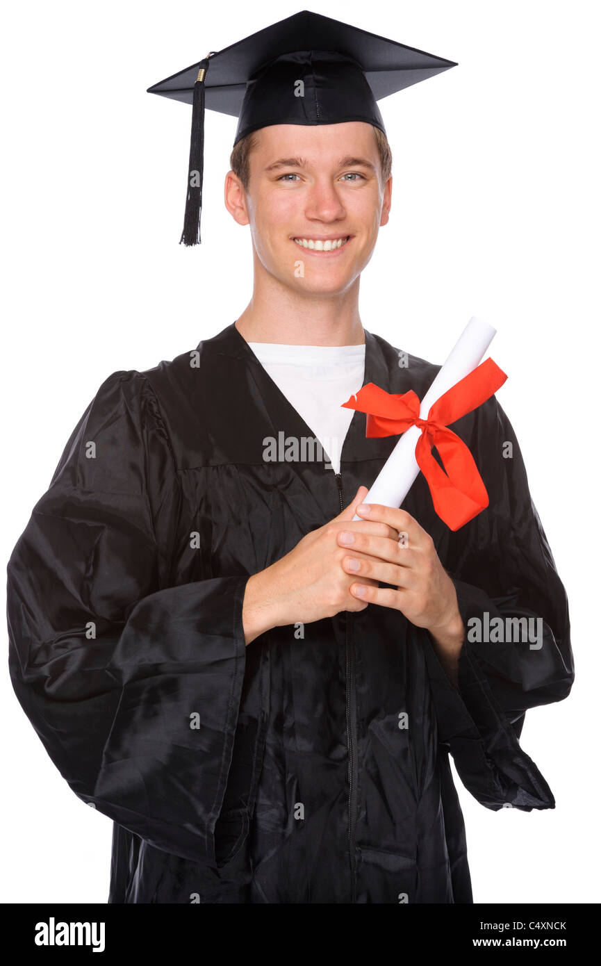Young men with high school diploma hi-res stock photography and images ...