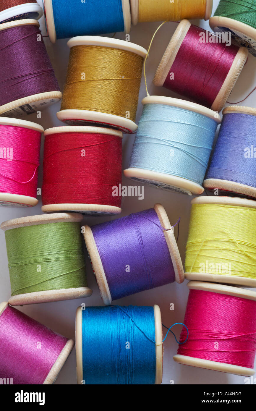 Cottons reels hi-res stock photography and images - Alamy
