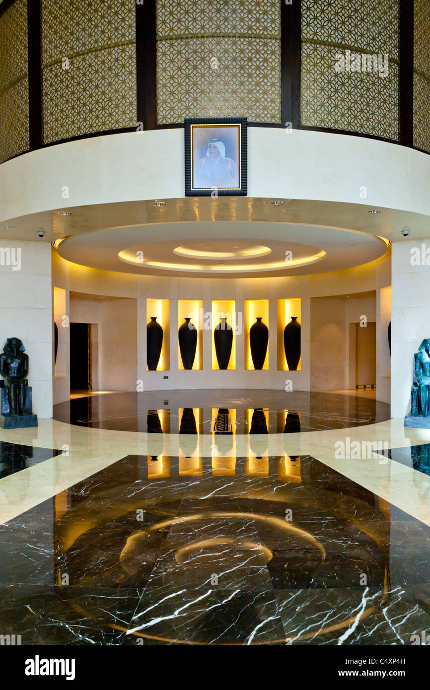 The interior of the Raffles Dubai Hotel in Dubai, UAE Stock Photo - Alamy