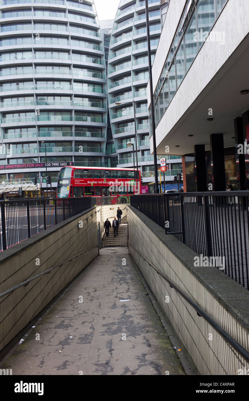 Subway, and architecture in Old Street, London, England, UK Stock Photo ...