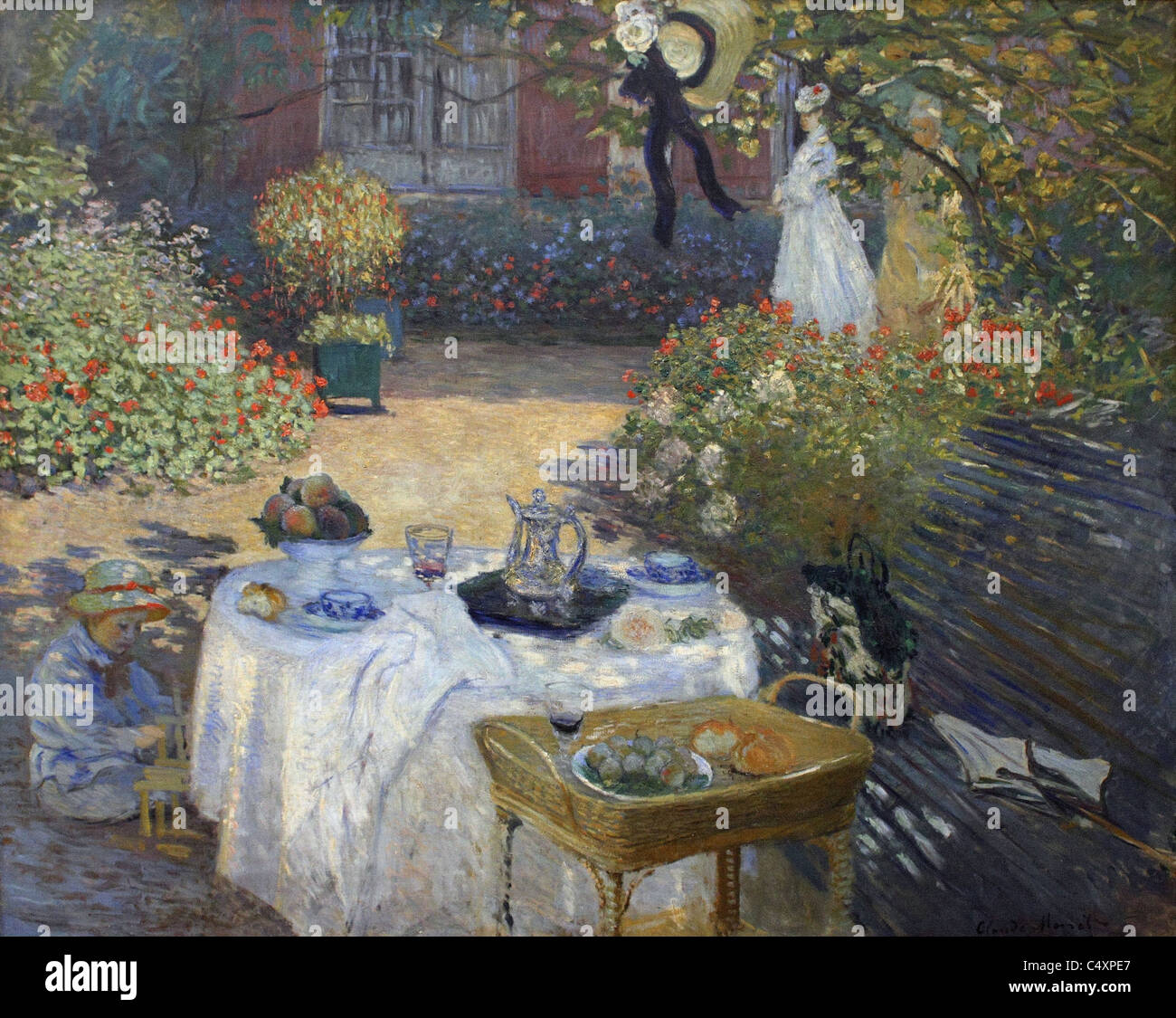 Monet le dejeuner lunch hi-res stock photography and images - Alamy