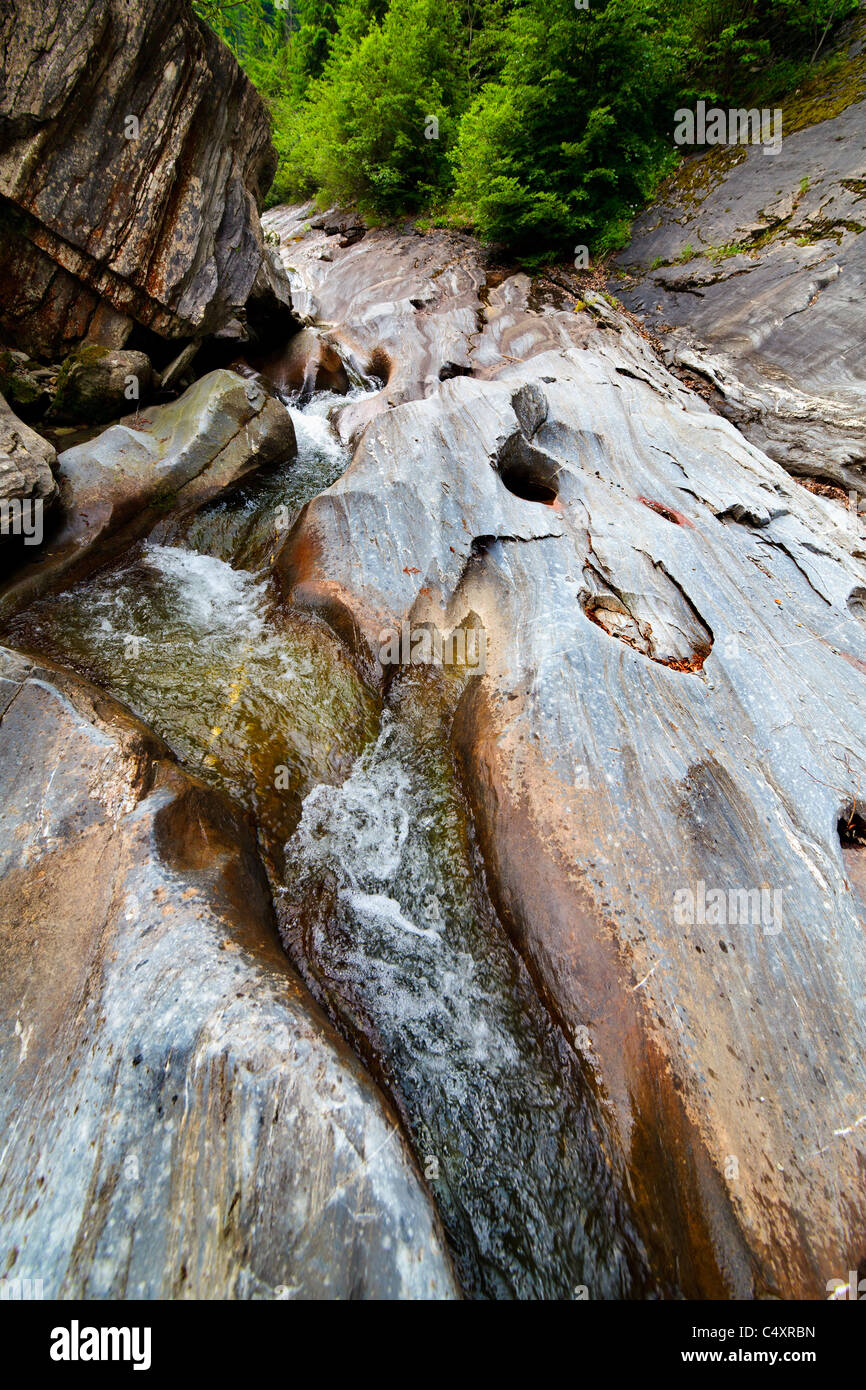 Landscape from Latoritei Valley in Romanian mountains with Latoritei ...