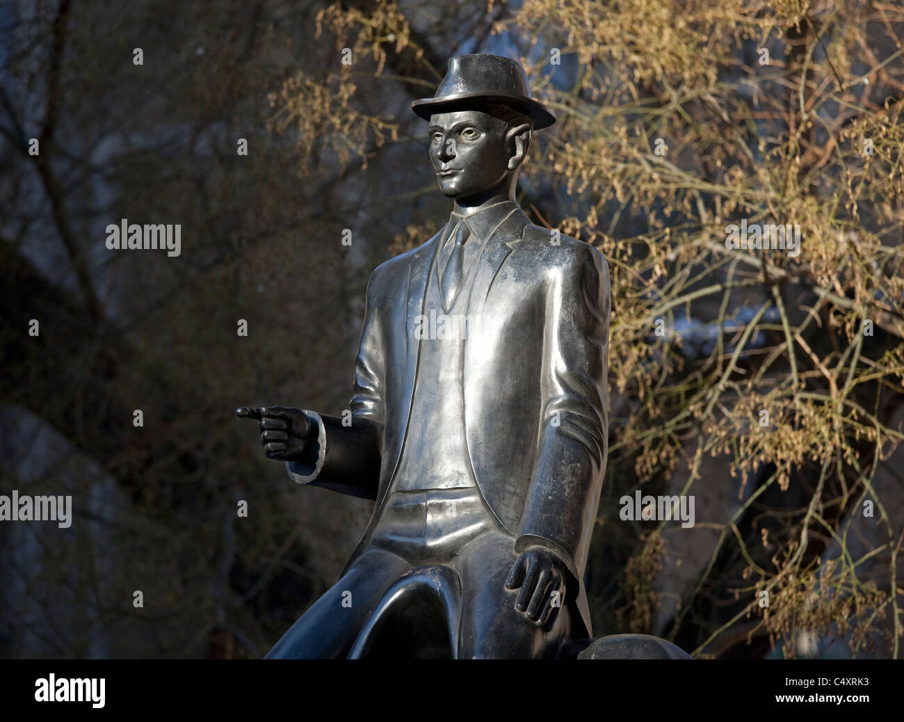 Prague - Franz Kafka monument Stock Photo - Alamy Prague - Franz Kafka monument Stock Photo - Alamy