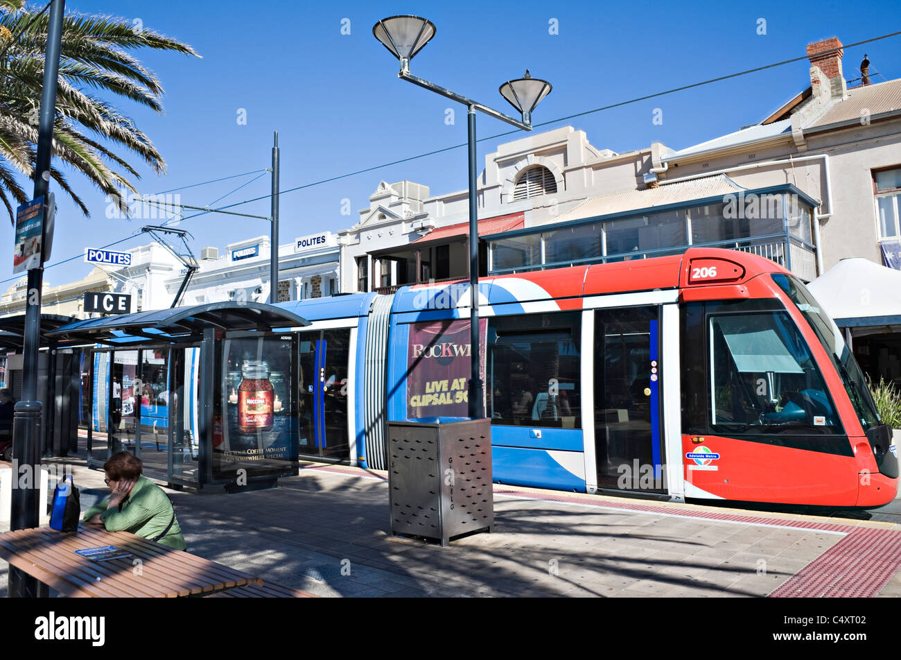 Adelaide tram glenelg hi-res stock photography and images - Alamy