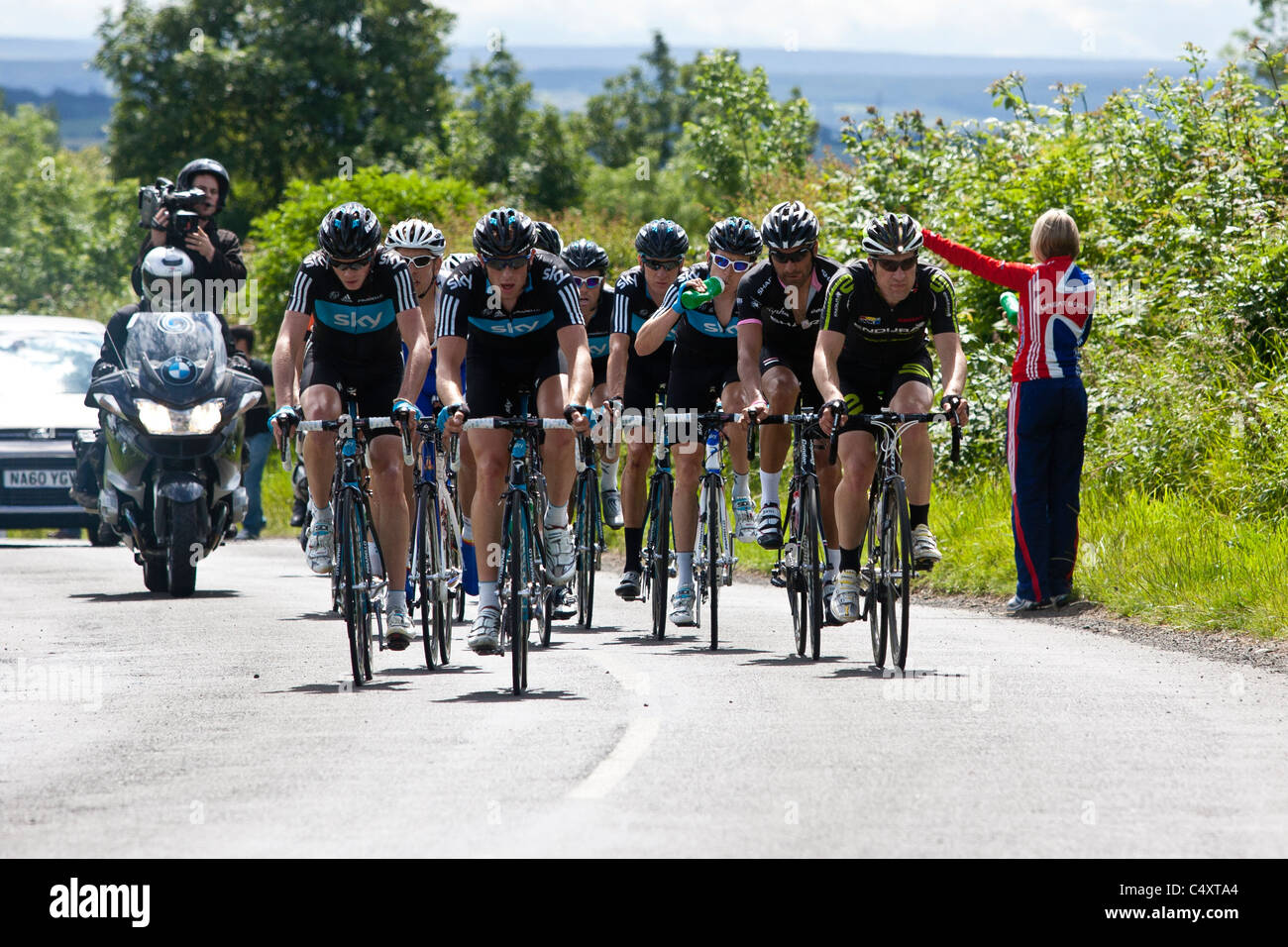 © Reuben Tabner. Stamfordham, Northumberland, UK 26/06/11. An early ...