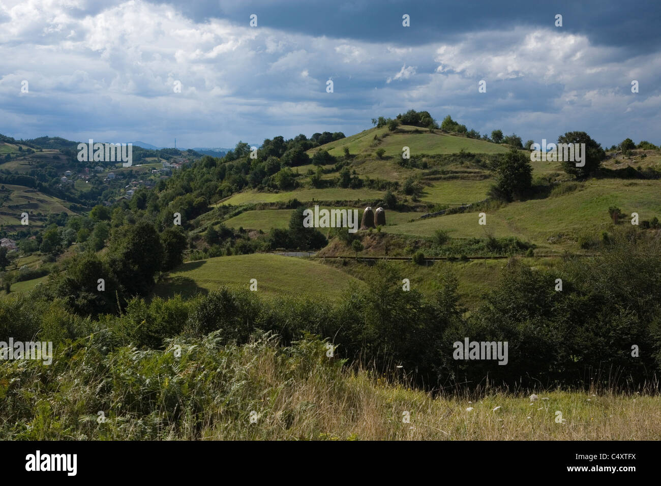 Eastern Rodopi mountains, landscape near Ardino, Bulgaria, Europe Stock ...