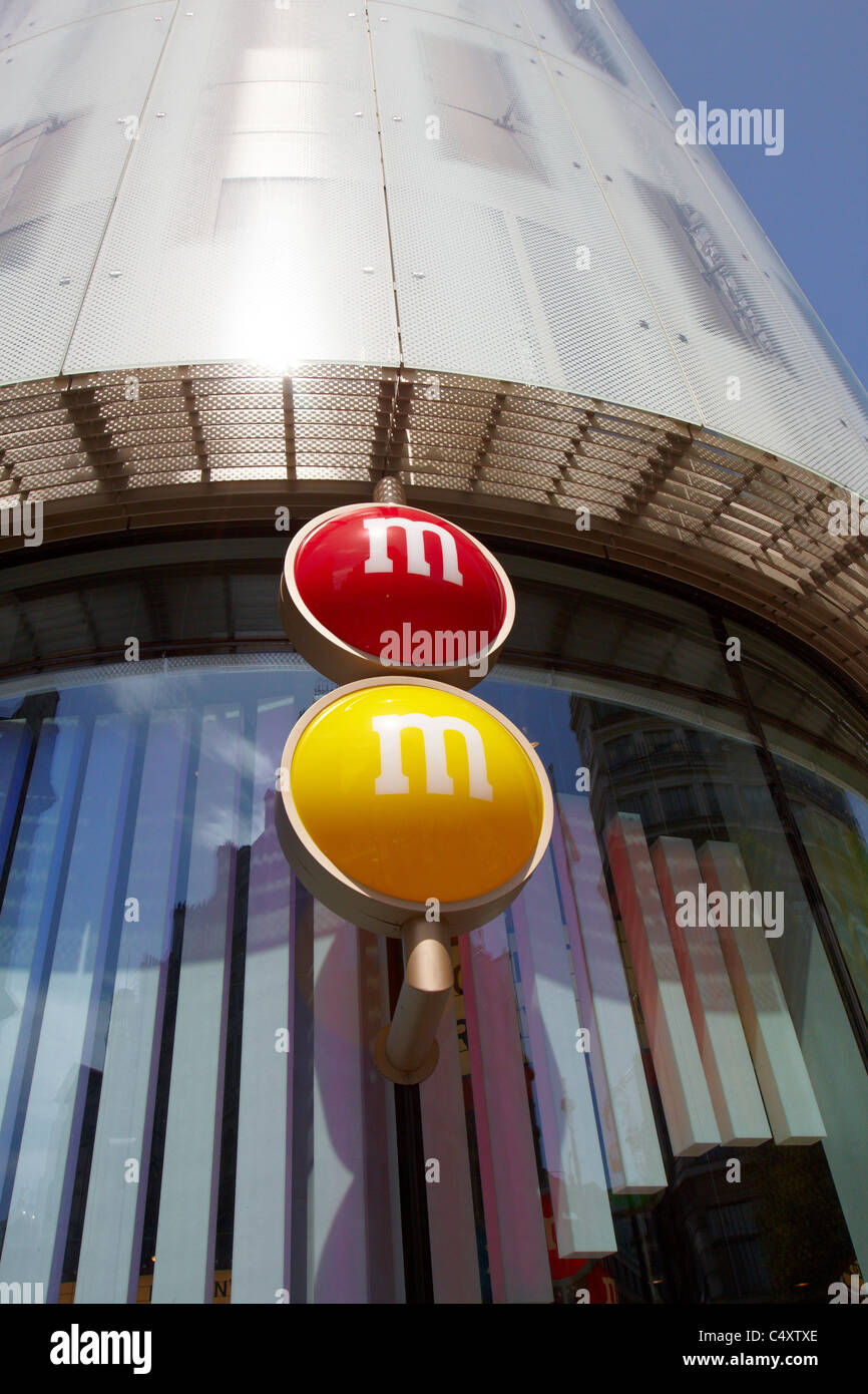 General view of the new M&M World store in London, UK Stock Photo - Alamy