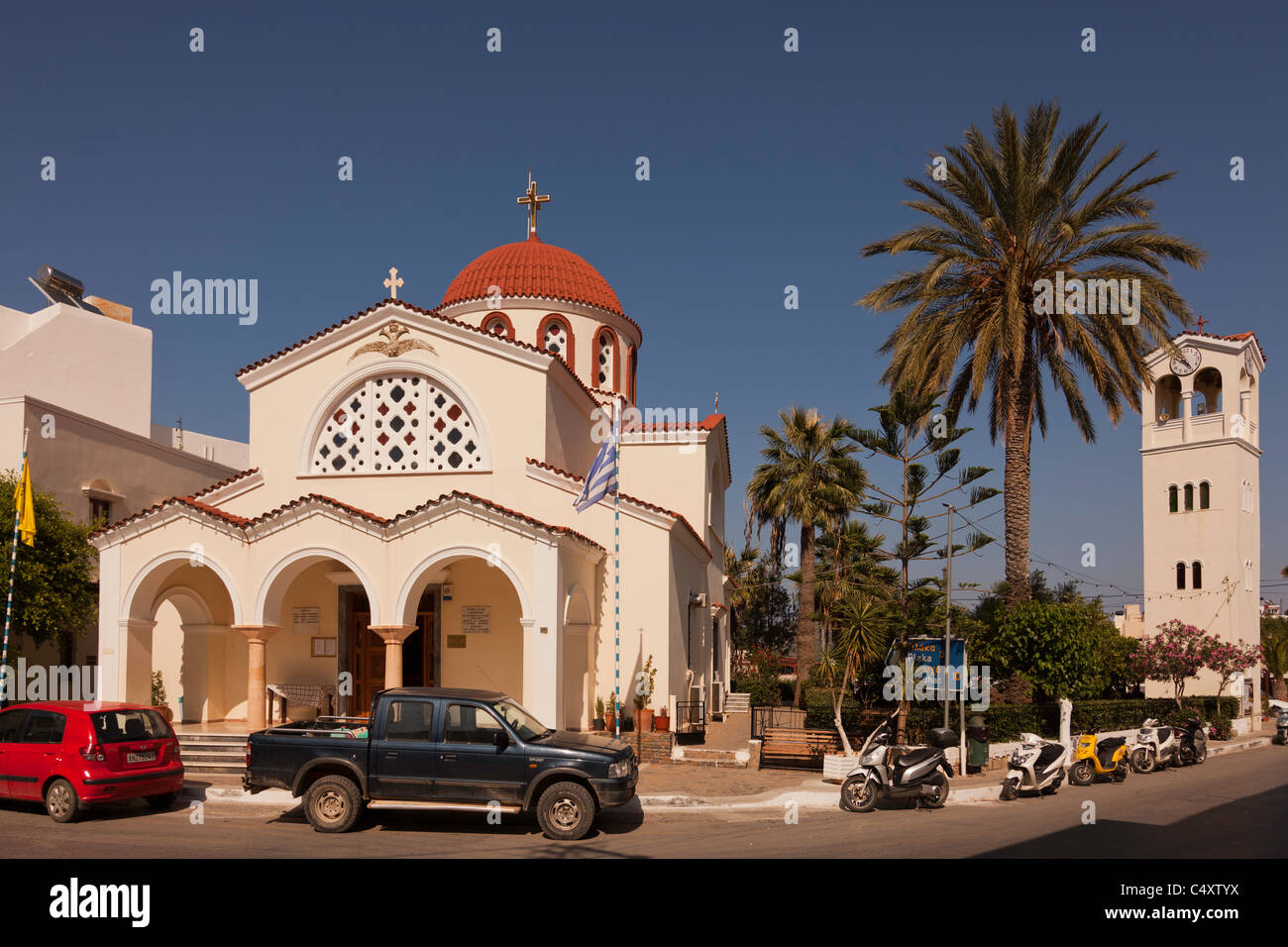 Elounda,Chirch of Constandinos and Eleni,Elounda,Crete Stock Photo - Alamy