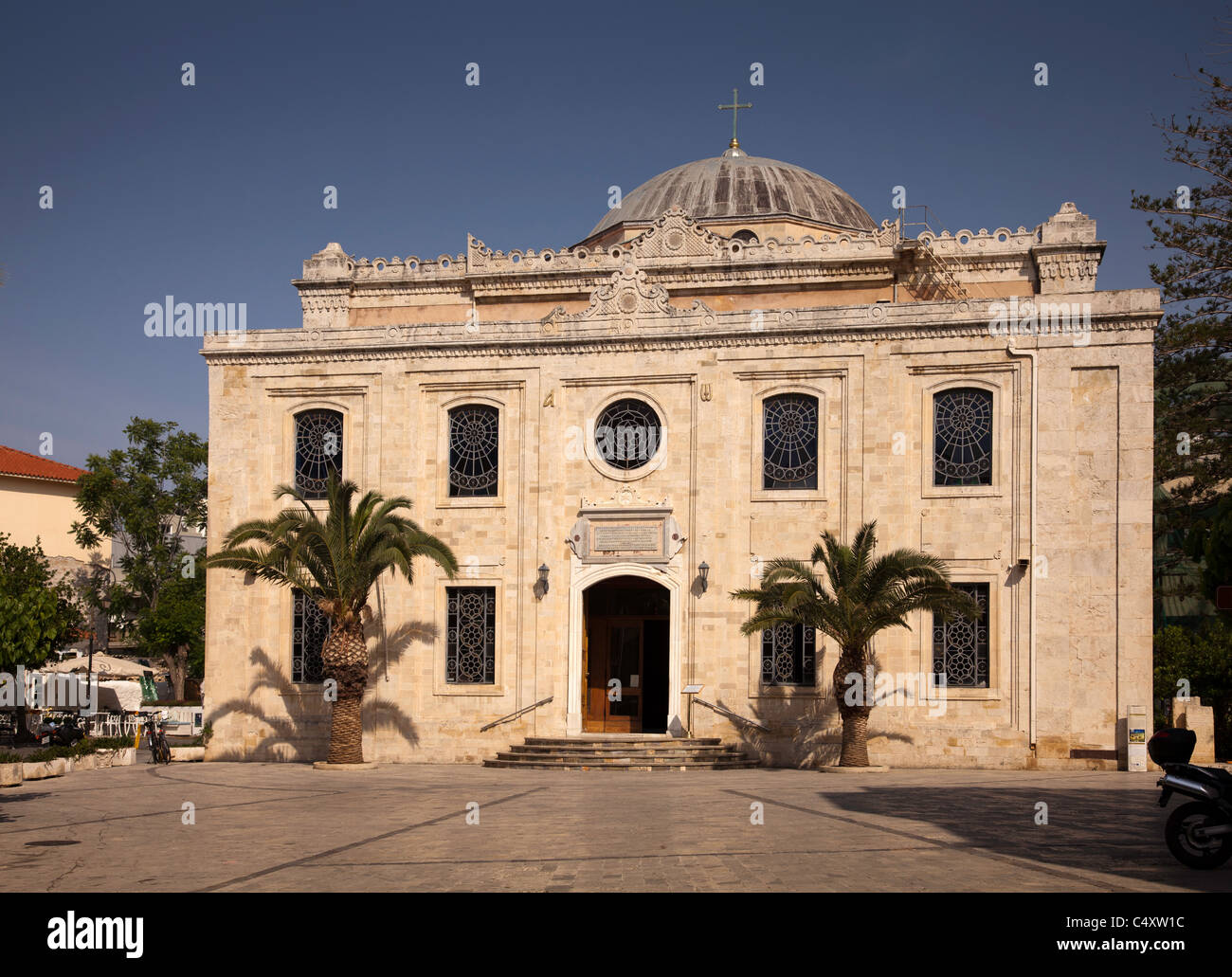 Saint Titus Greek orthodox Church in the center of Heraklion,Crete ...