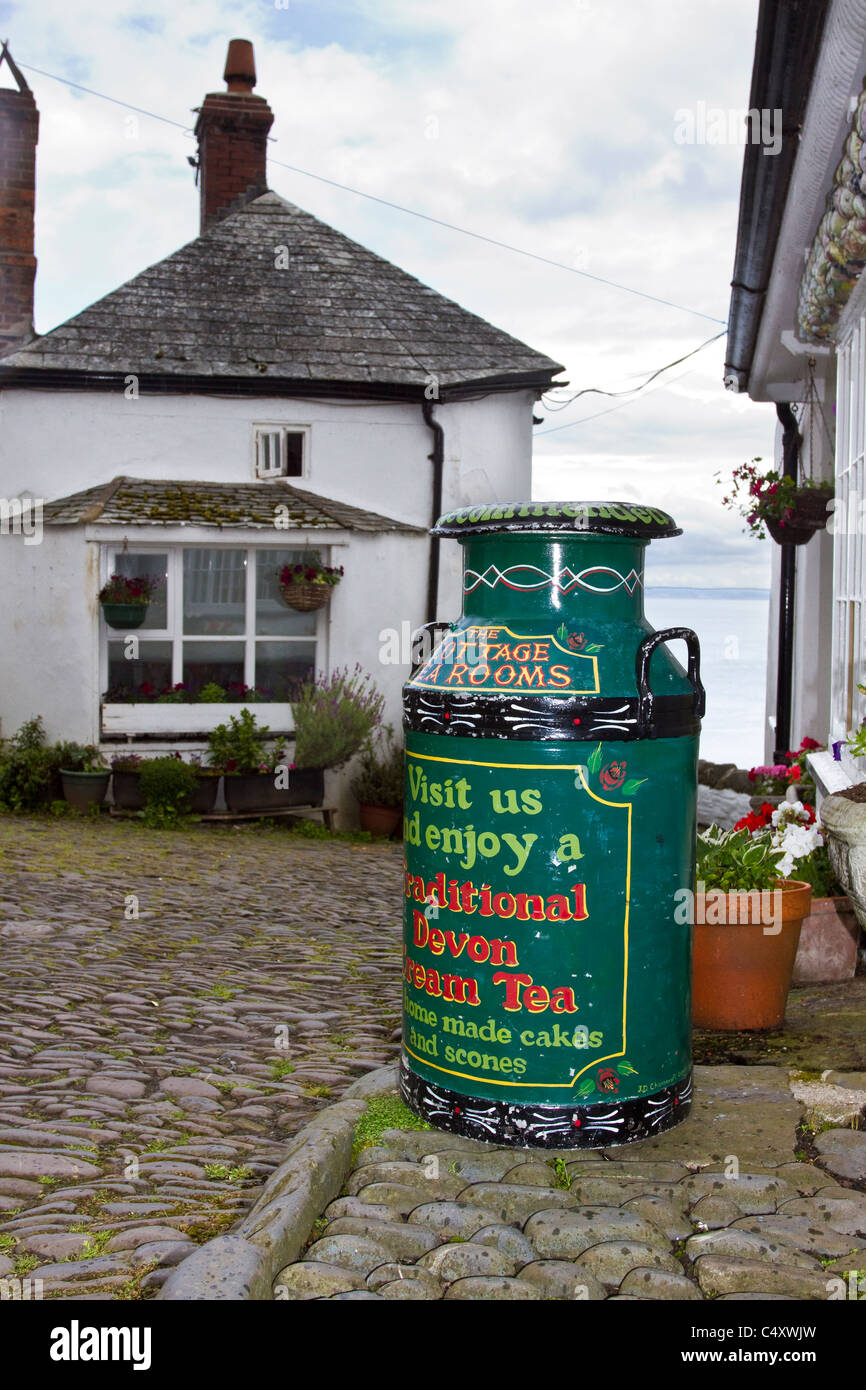 Cream Teas, Painted Milk Churn ; Cottage Tea Rooms in historic fishing ...