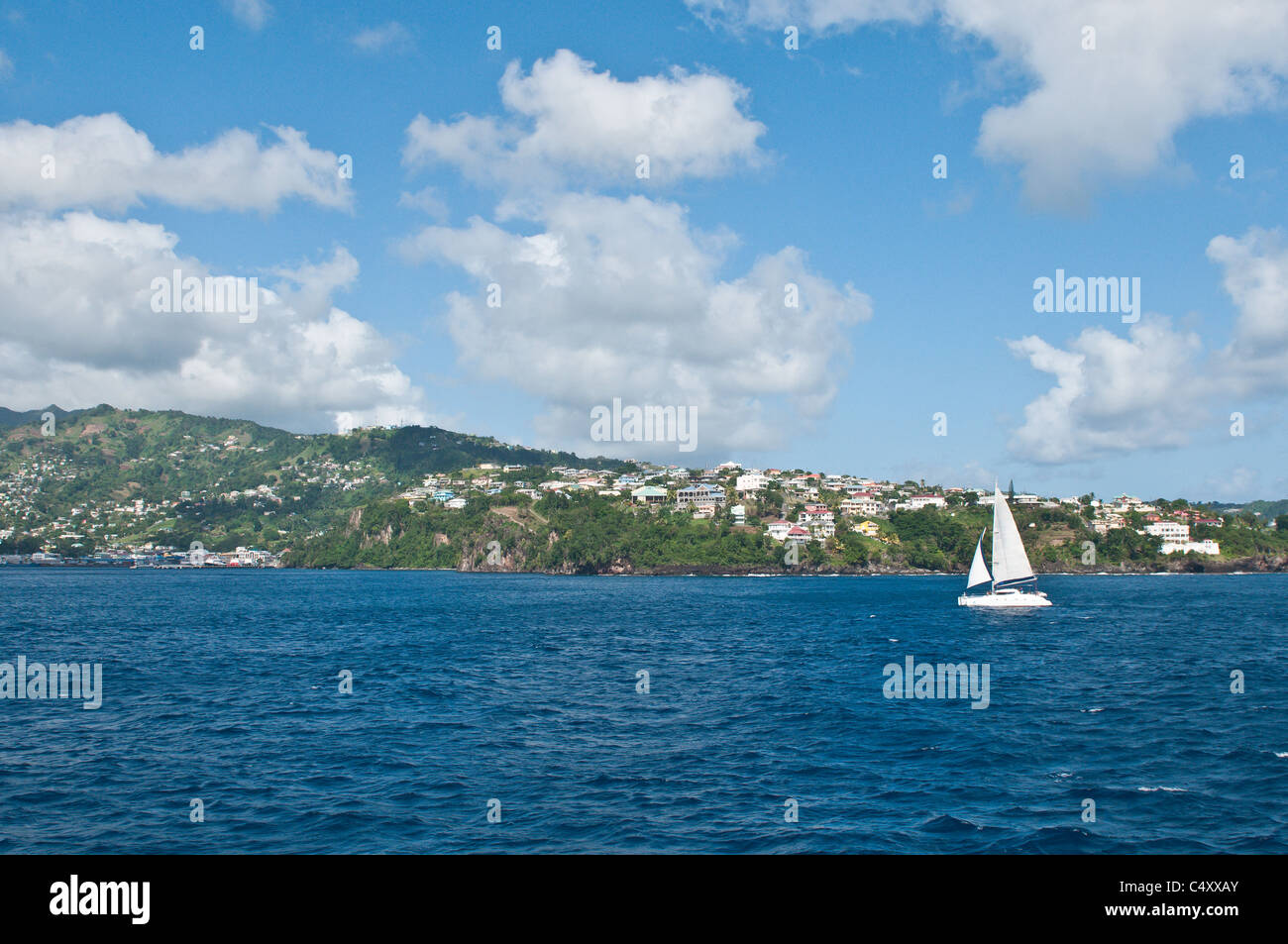 Kingstown harbour st vincent grenadines hi-res stock photography and ...