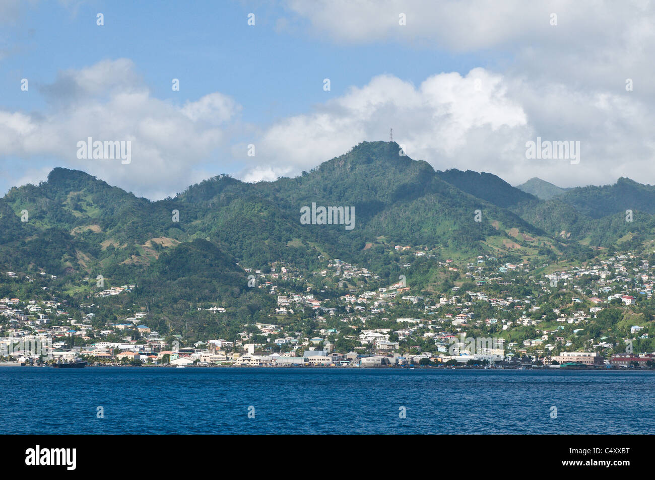 Kingstown harbour capital of St Vincent and the Grenadines Stock Photo ...