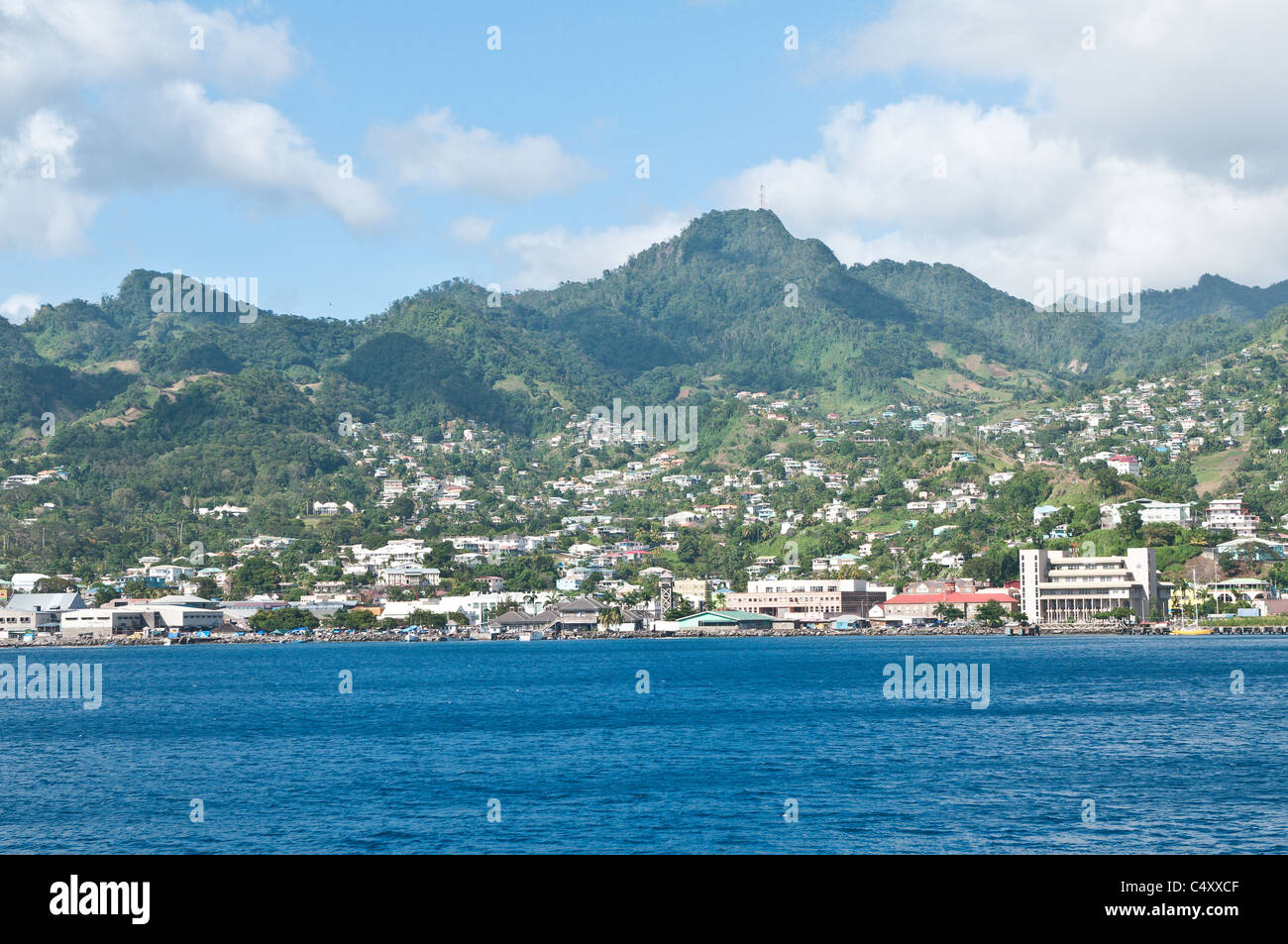 Kingstown harbour capital of St Vincent and the Grenadines Stock Photo ...