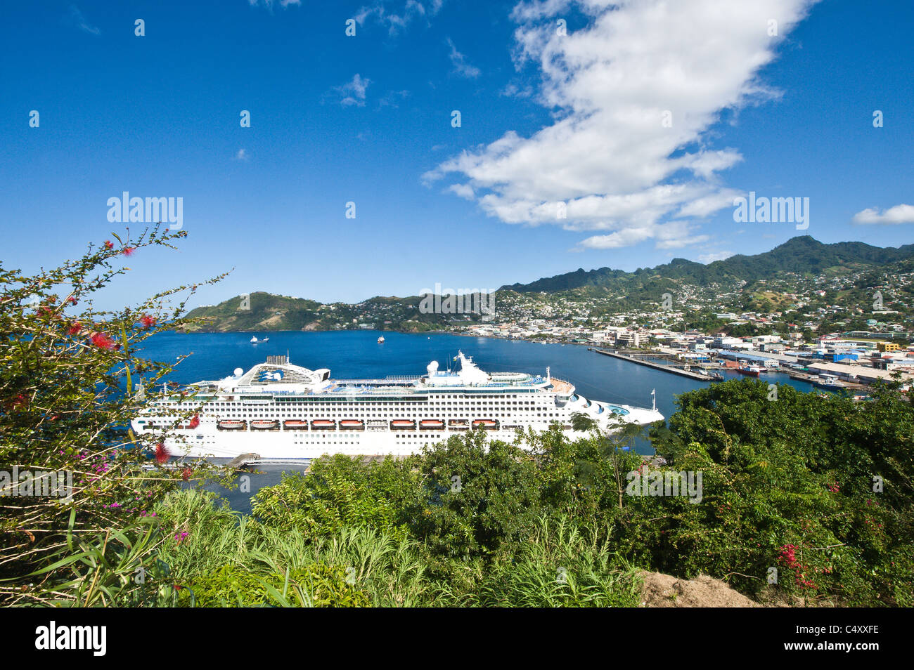 St vincent kingstown cruise port hi-res stock photography and images ...
