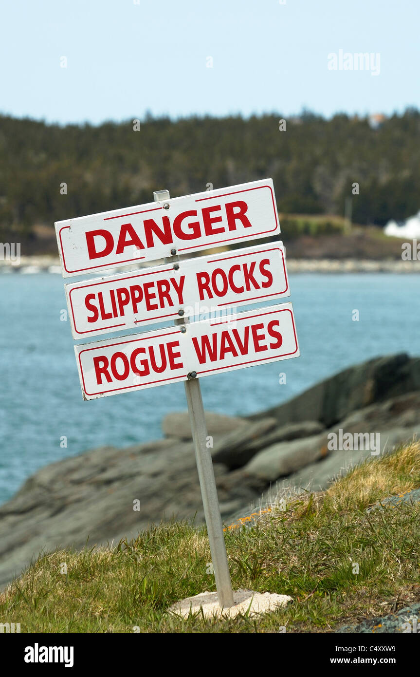 Slippery Rock Sign Stock Photo - Alamy
