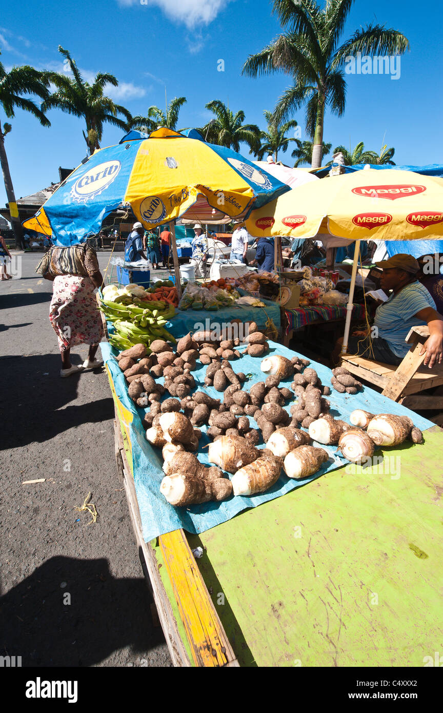 Kingstown market, St. Vincent and The Grenadines Stock Photo - Alamy