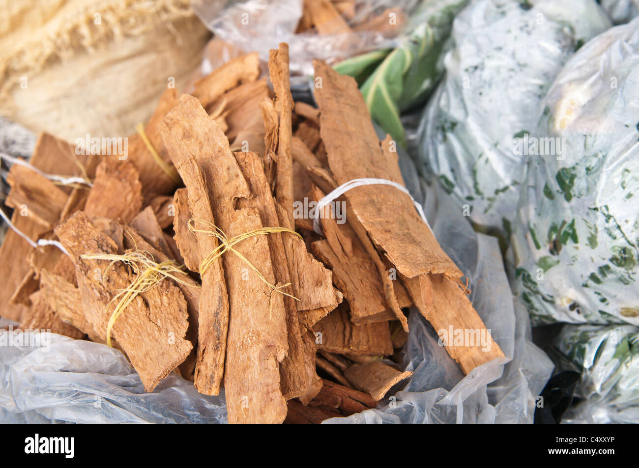 Spices at Kingstown market, St. Vincent and The Grenadines Stock Photo ...