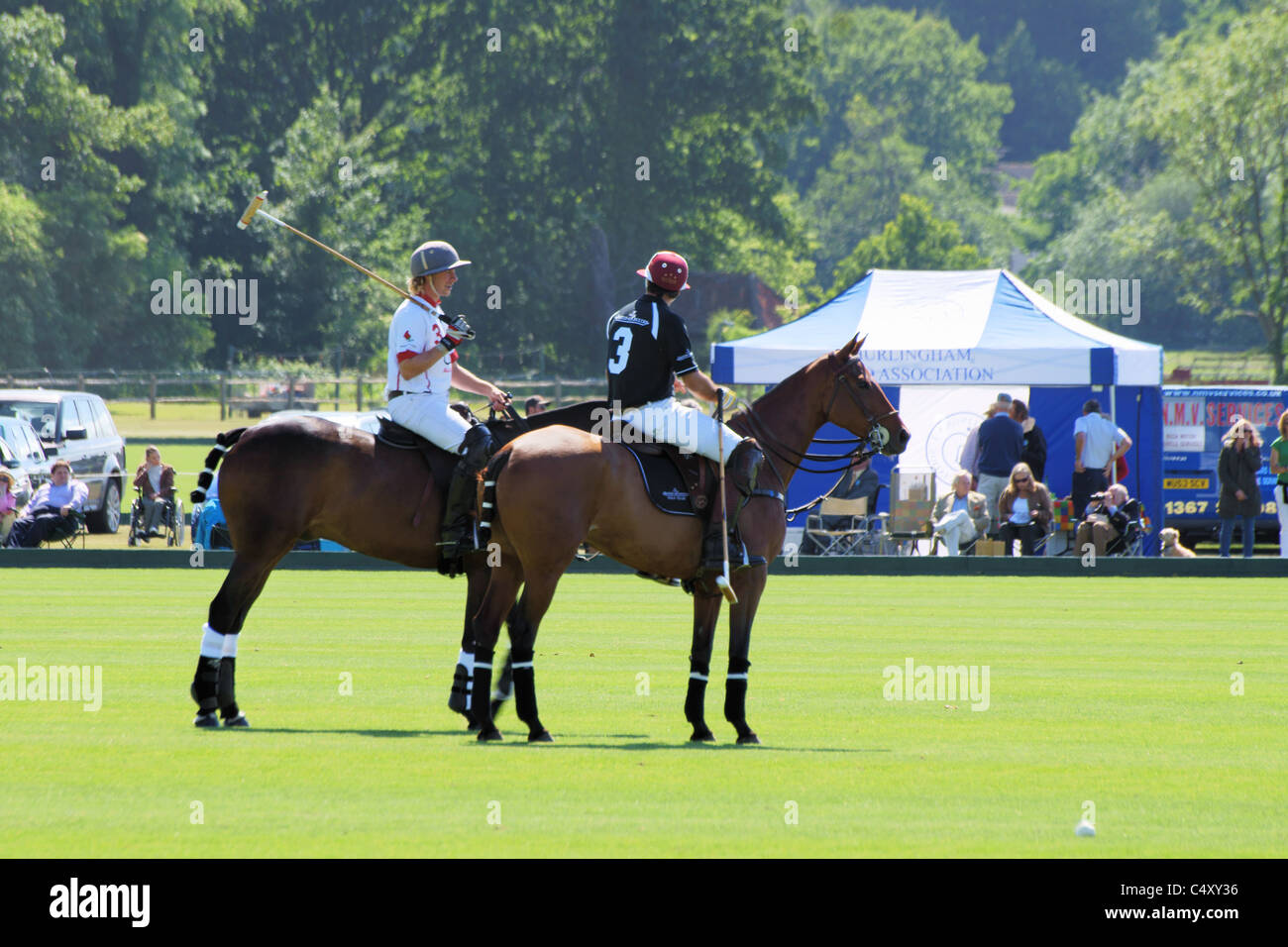 Polo match at Cowdray Park St Regis International Cup May 2011 Stock ...