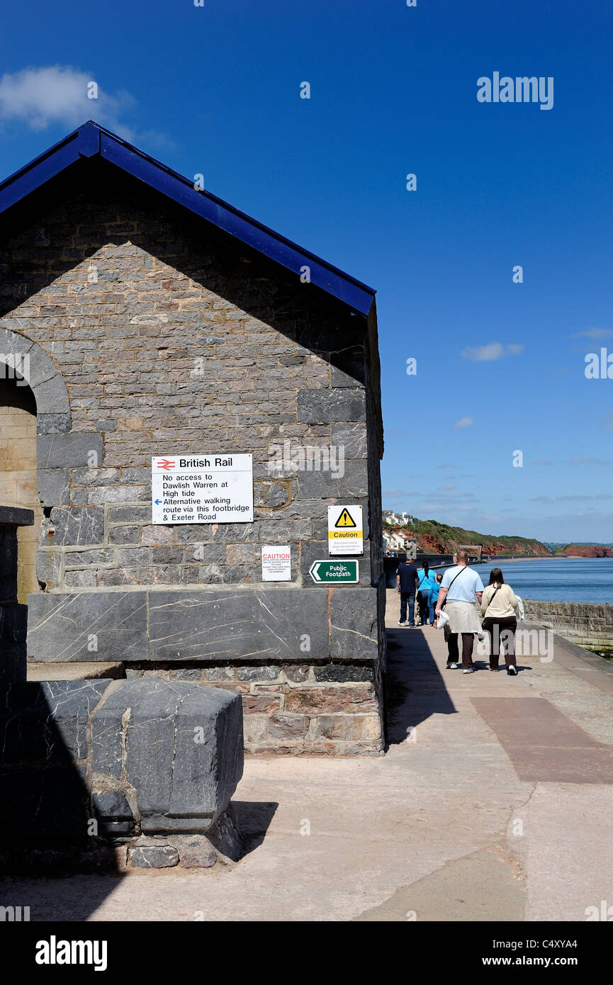 british rail station building dawlish devon england uk Stock Photo - Alamy