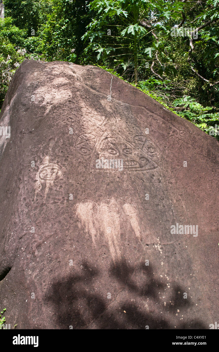 Layou petroglyph park hi-res stock photography and images - Alamy