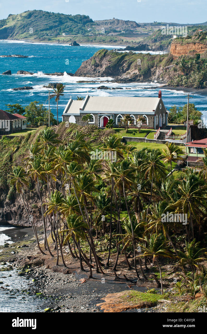 St. Matthew's Church, Biabou, St. Vincent & The Grenadines Stock Photo ...