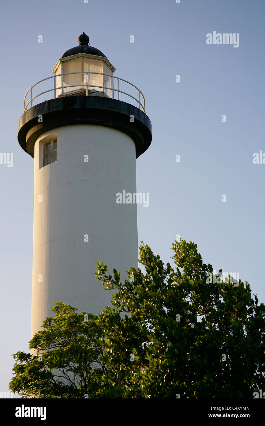 Punta Higuero Lighthouse on the point in Rincon Puerto Rico Stock Photo ...
