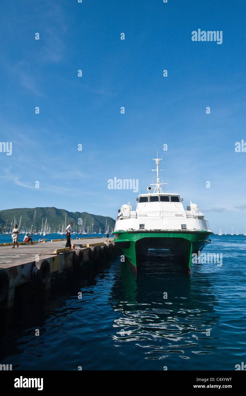 Ferry dock in Port Elizabeth Bequia, St. Vincent & The Grenadines Stock ...