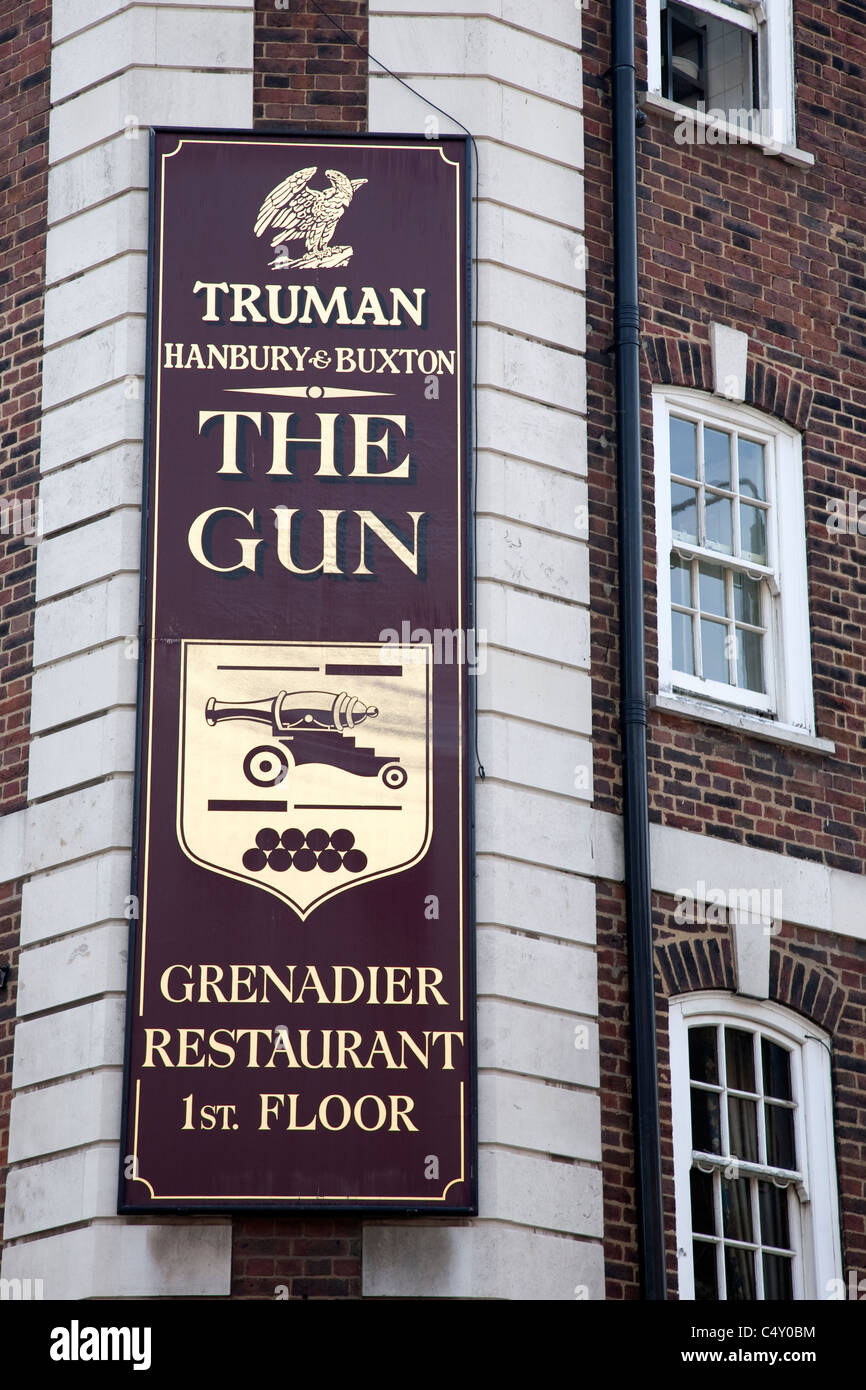 Truman brewery pub sign hi-res stock photography and images - Alamy