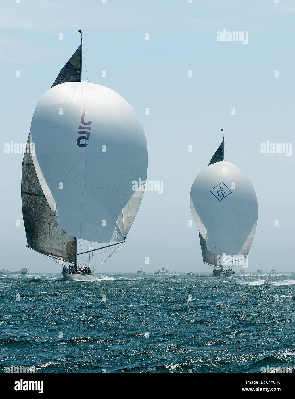 j class yachts racing Stock Photo - Alamy