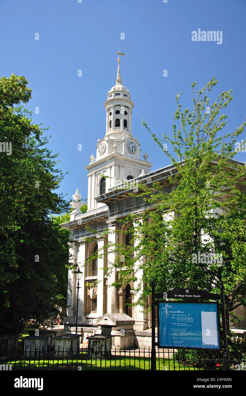 Greenwich st alfege church hi-res stock photography and images - Alamy