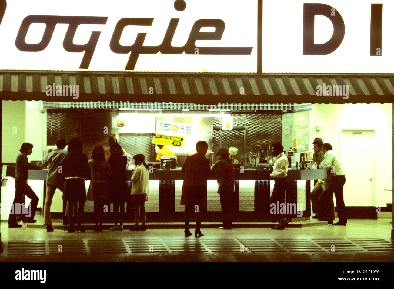 Doggie diner people eating hi-res stock photography and images - Alamy