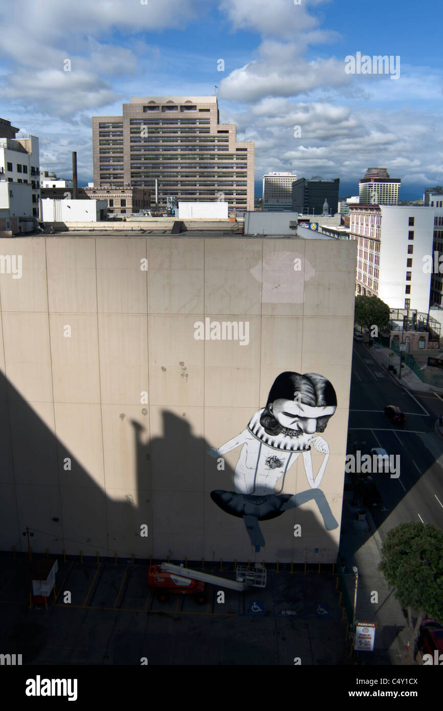 Graffiti creation downtown Los Angeles, California, USA Stock Photo - Alamy