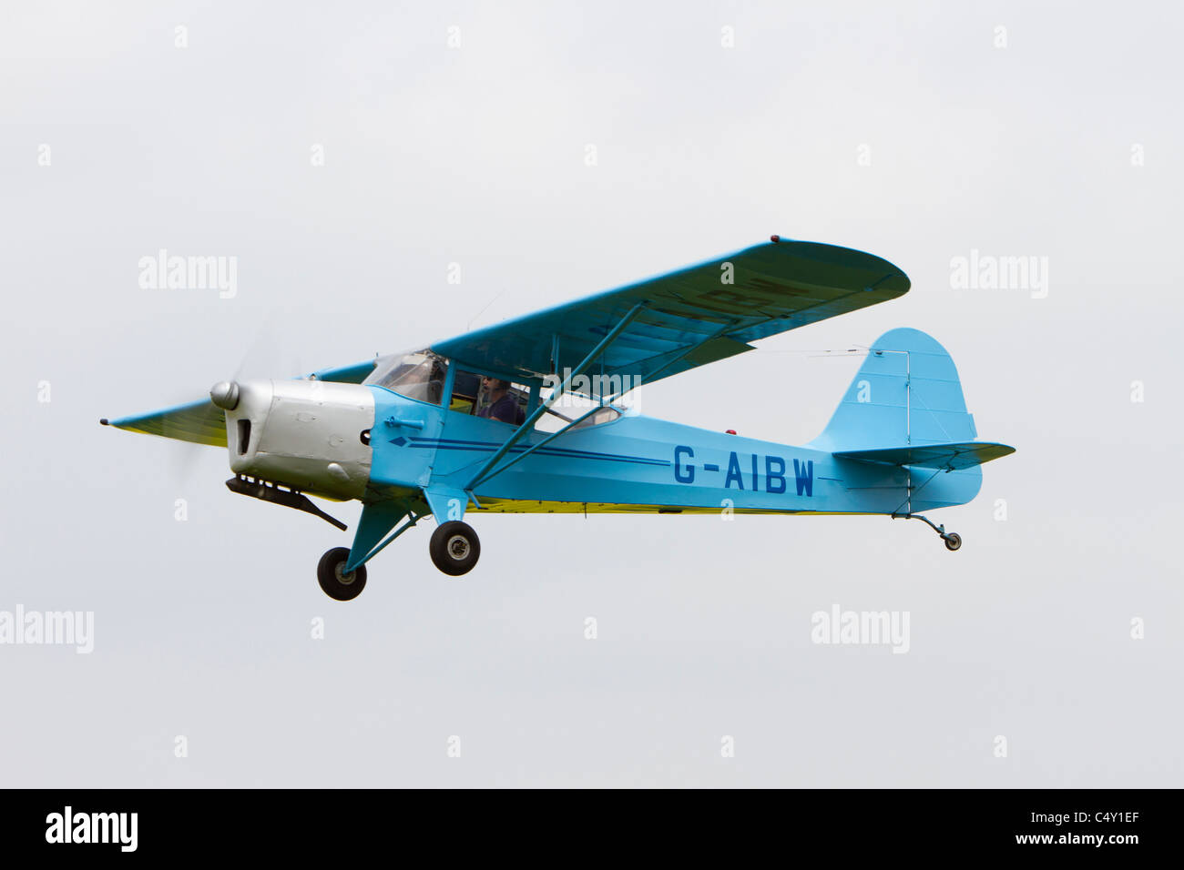 Auster J1N Alpha, reg G-AIBW, at Breighton Stock Photo - Alamy