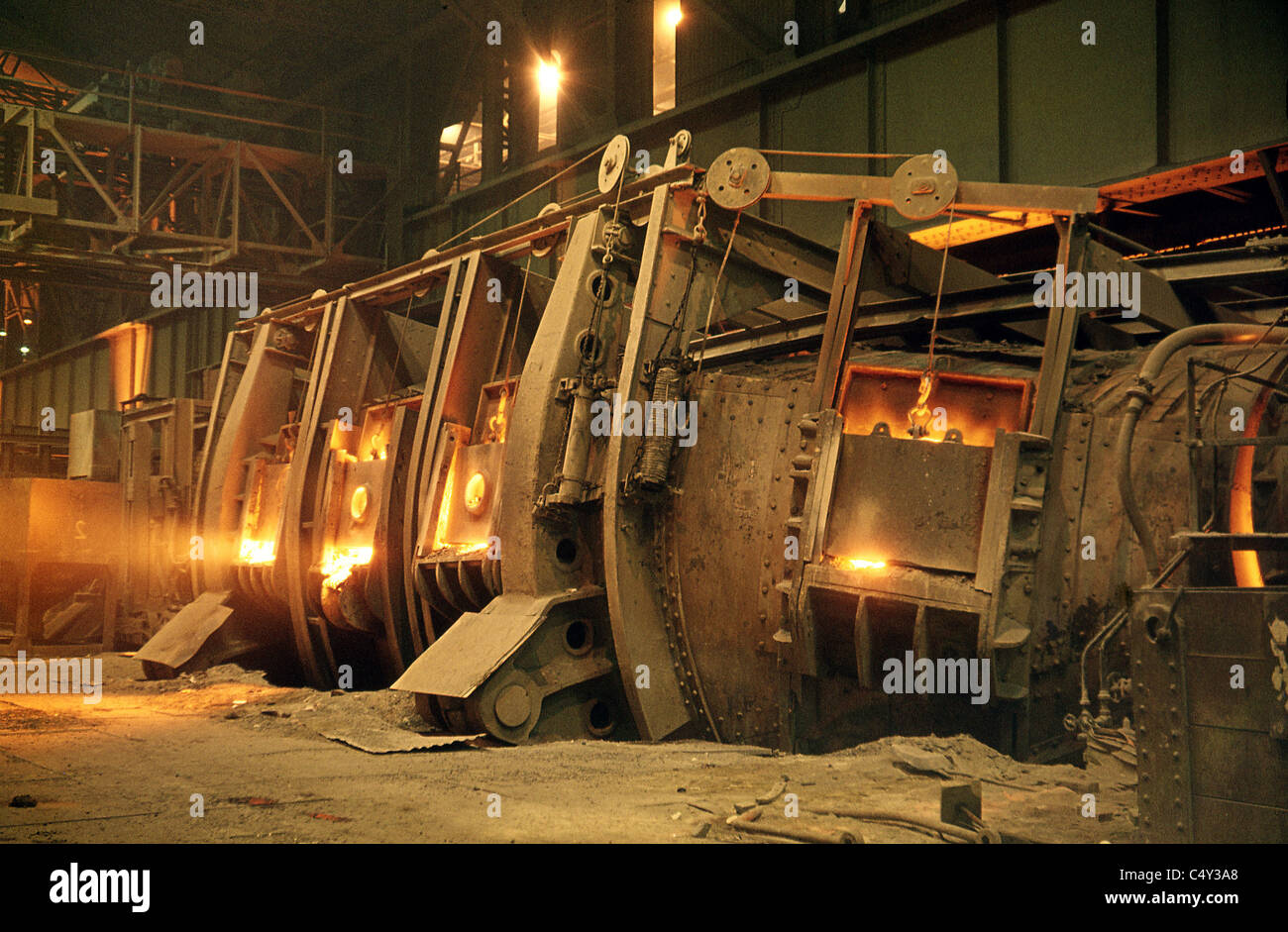 Iron mixer furnace Stock Photo - Alamy