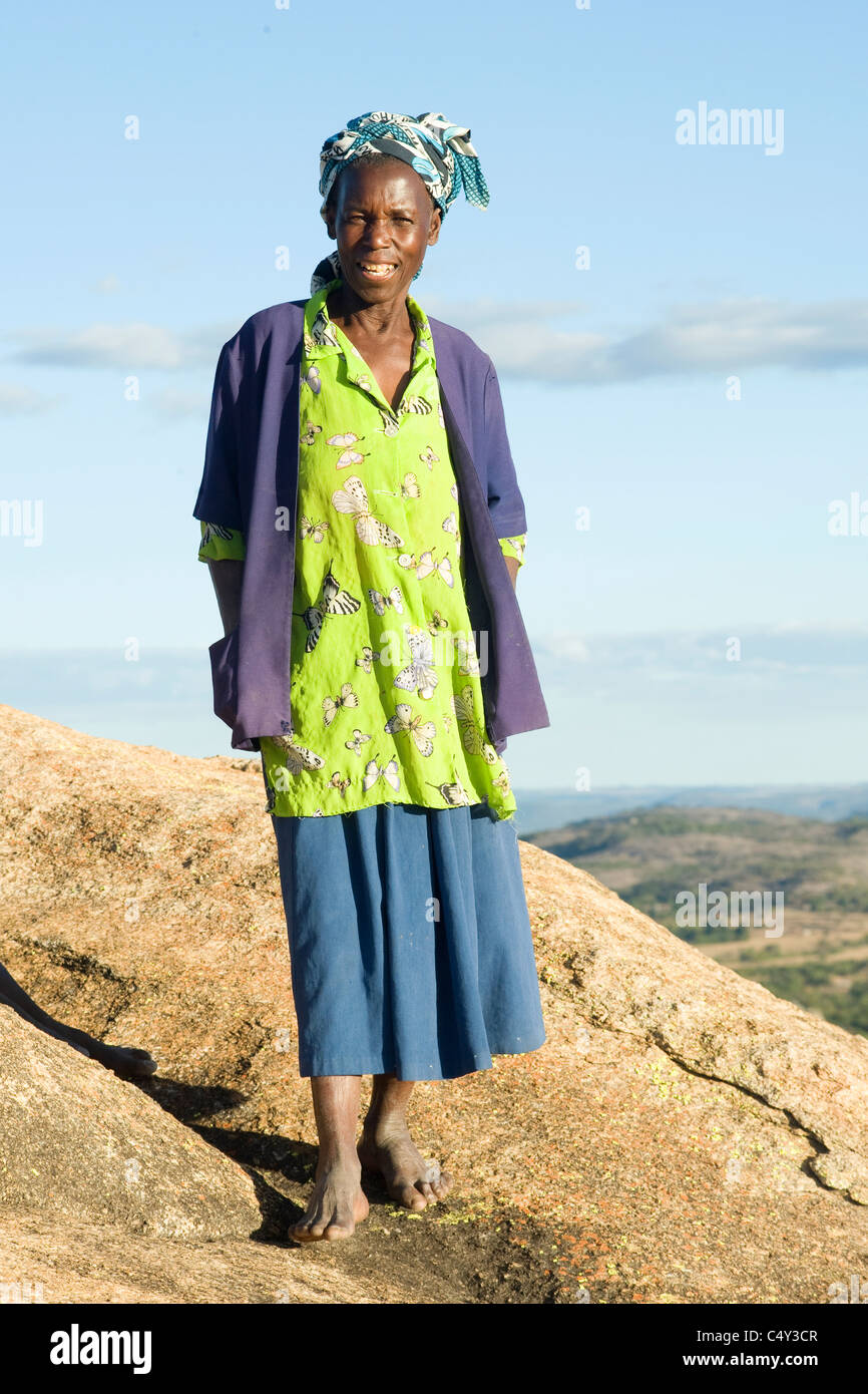 Portraits of local Zimbabwean woman Stock Photo - Alamy