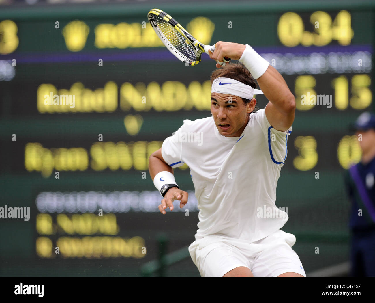 RAFAEL NADAL SPAIN WIMBLEDON LAWN TENNIS CLUB WIMBLEDON ENGLAND 22 June ...