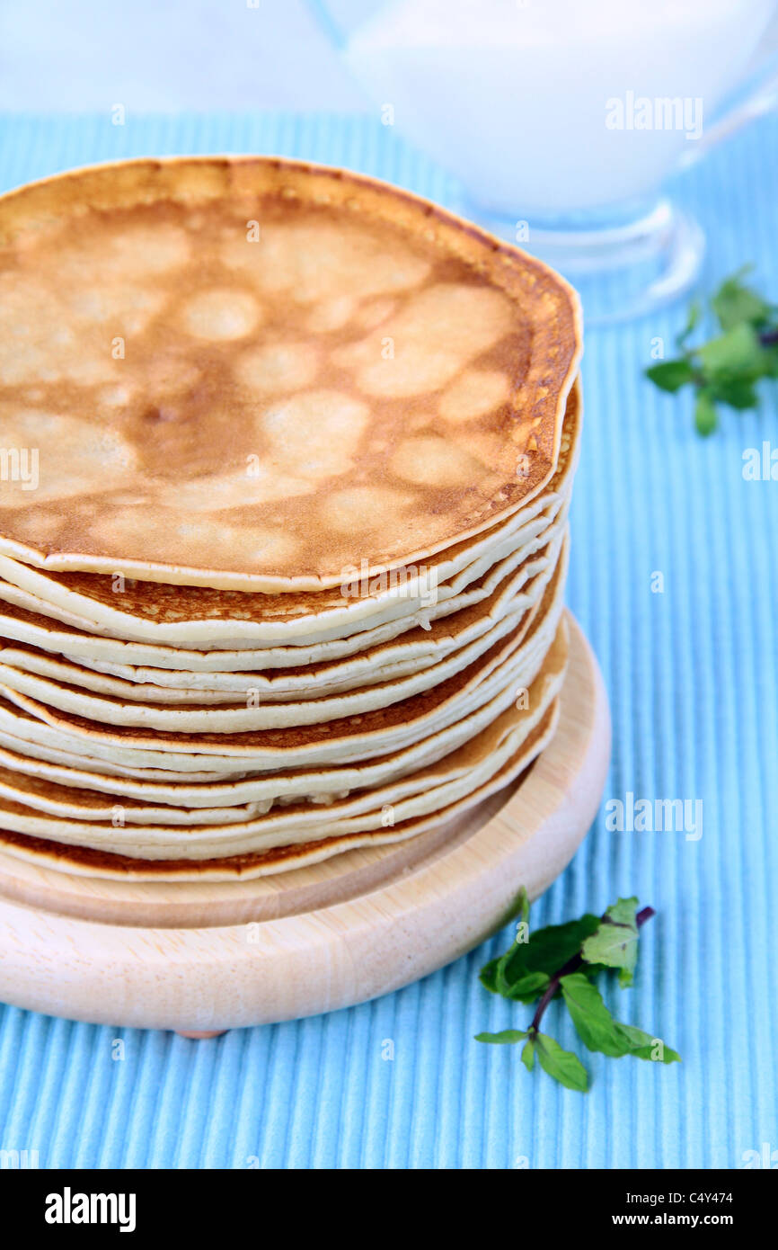 traditional American pancakes Stock Photo - Alamy