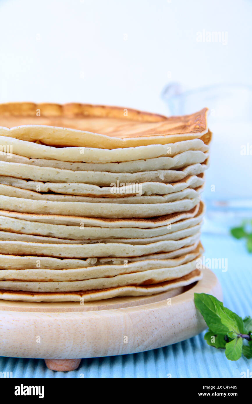 traditional American pancakes Stock Photo - Alamy